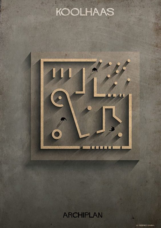 Denah Rumah seperti labirin: 25 gambar draft desain arsitektural unik