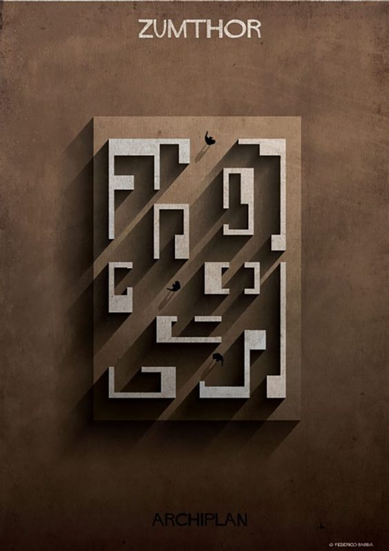 Denah Rumah seperti labirin: 25 gambar draft desain arsitektural unik